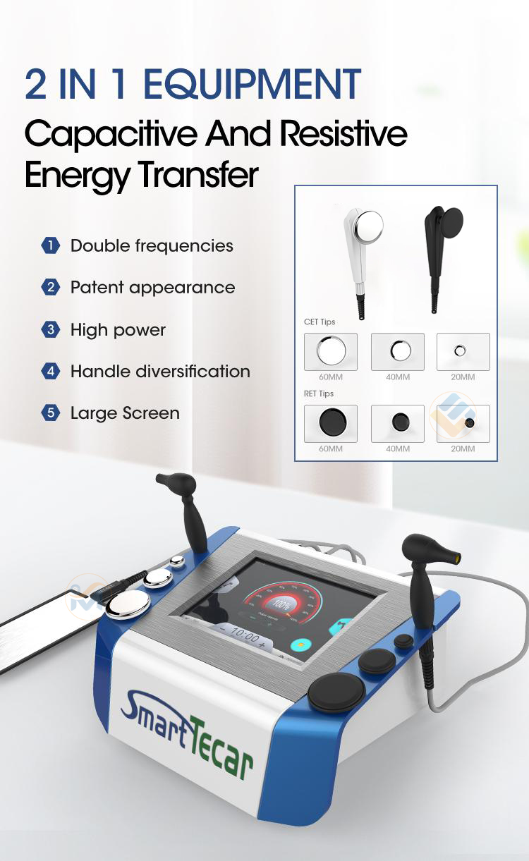 448khz RET CET pain relieve machine physical therapy smart tecar ...